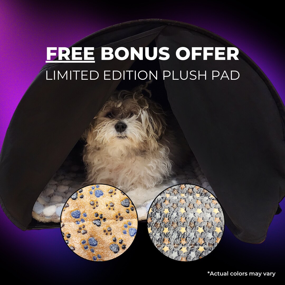 Limited Edition: Pet Dog Cat Den Bed Plus FREE BONUS Super - Etsy