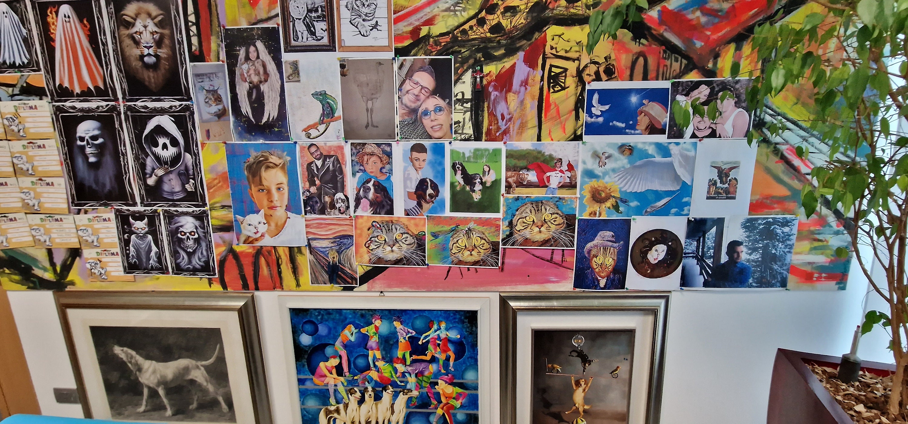 DEMON 4-5-6 Three Paintings of Demons Devil Evil Spirit Satan Lucifer ...