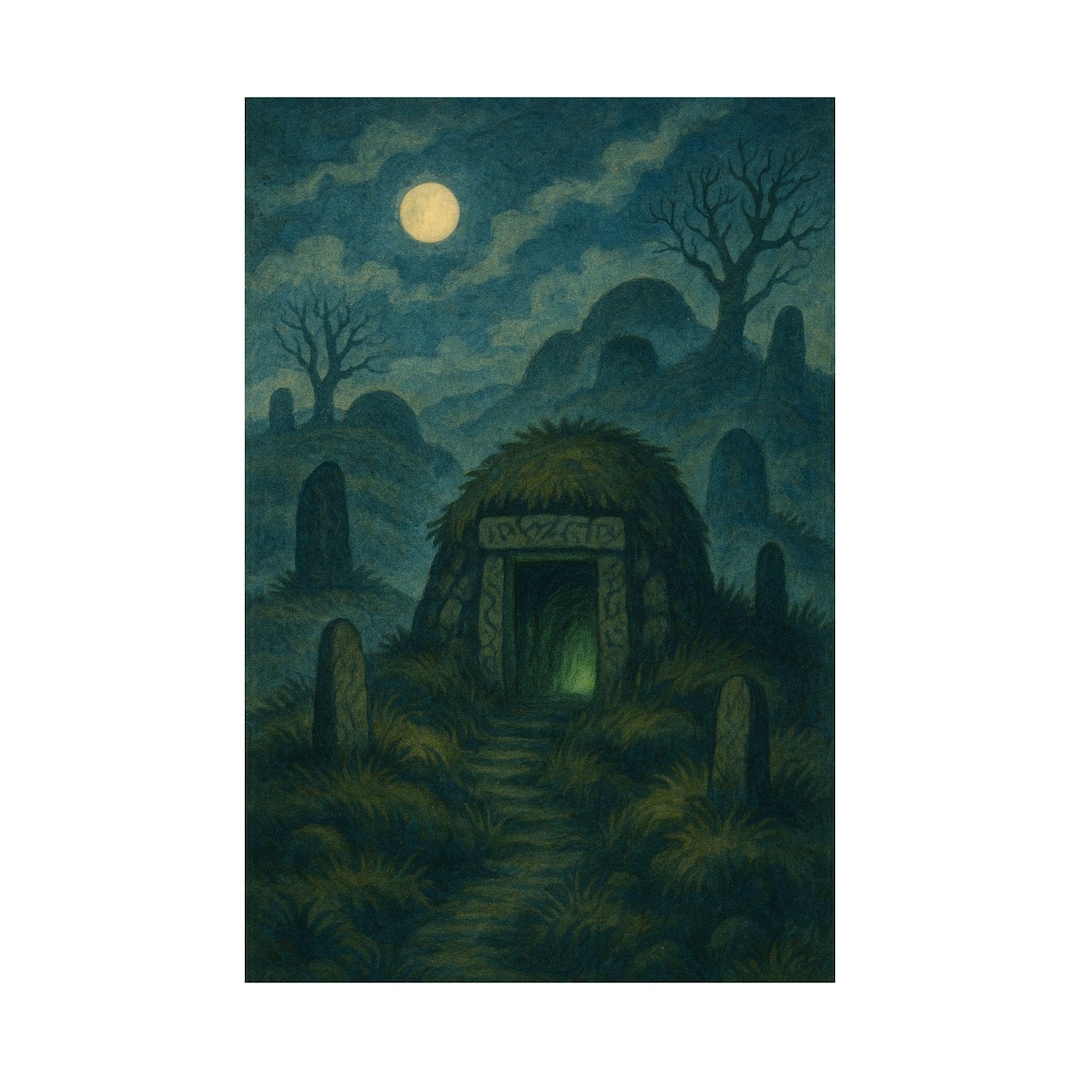Grave Spirits, Vertical Poster, Fantasy Lover, Wall Art Print, Matte ...