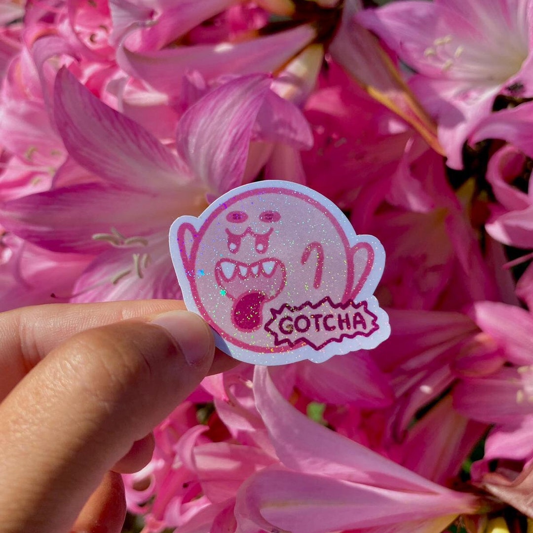 MARIO BROS Gotcha Sticker - Etsy