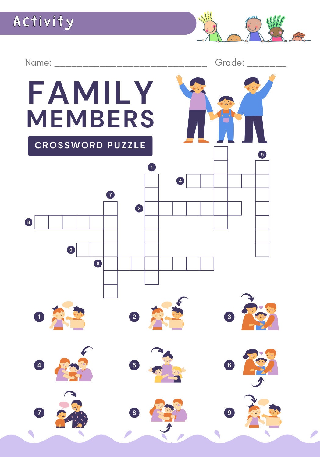 Workbook: All About My Family - Etsy