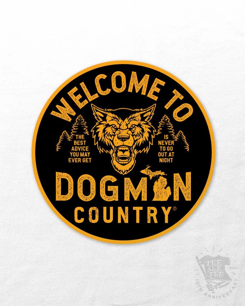 The Legend of the Dogman Sticker | Tee See Tee Exclusive - Etsy