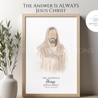 Jesus Christ Stand - He Lives - Etsy