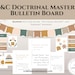 LDS Bulletin Board Kit, Seminary D&C Doctrinal Mastery Posters and Key ...