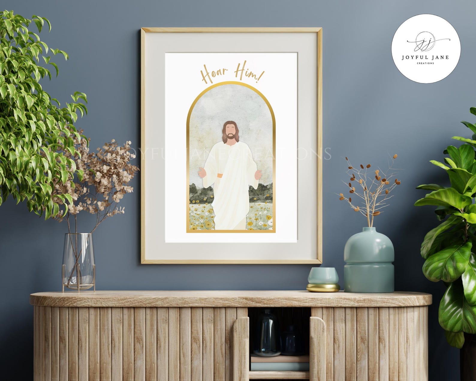 LDS Hear Him Artwork of Jesus Christ, Great for Primary Bulletin Board ...