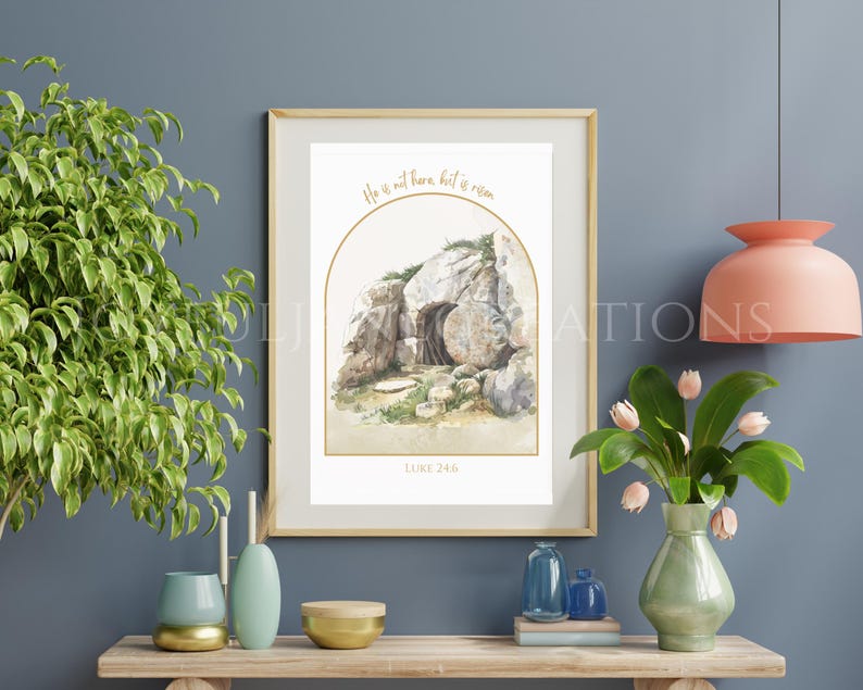 Christian Easter Holy Week Printable, Jesus Christ Victorious O Death ...