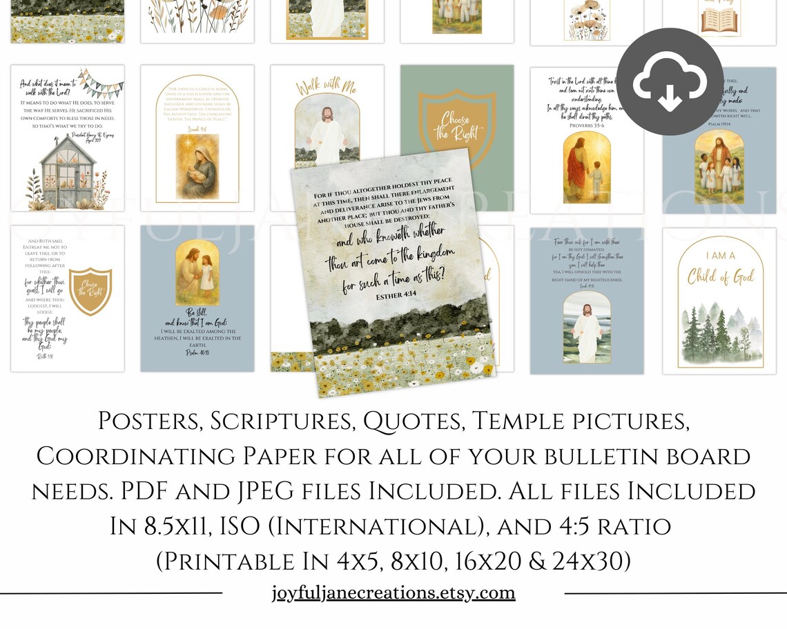 LDS Primary Bulletin Board Kit, Primary President Helps, 2026 Primary ...