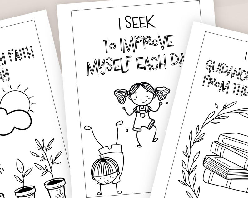 LDS Primary Coloring Pages Printable Instant Download, Child of God ...