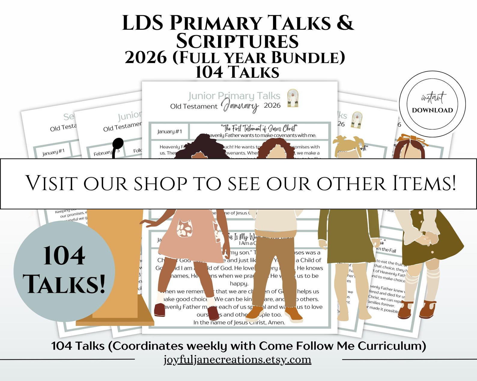 LDS Primary Program Script Customizable 2026, Old Testament Primary ...