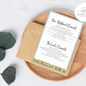 Baptism Covenants, LDS Baptism Gift Printable, Primary Gift, LDS ...