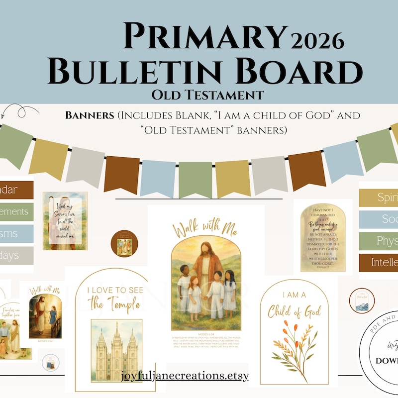 2026 Bulletin Board Kit - Etsy