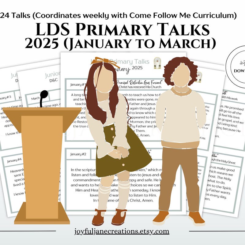 Lds Primary - Etsy
