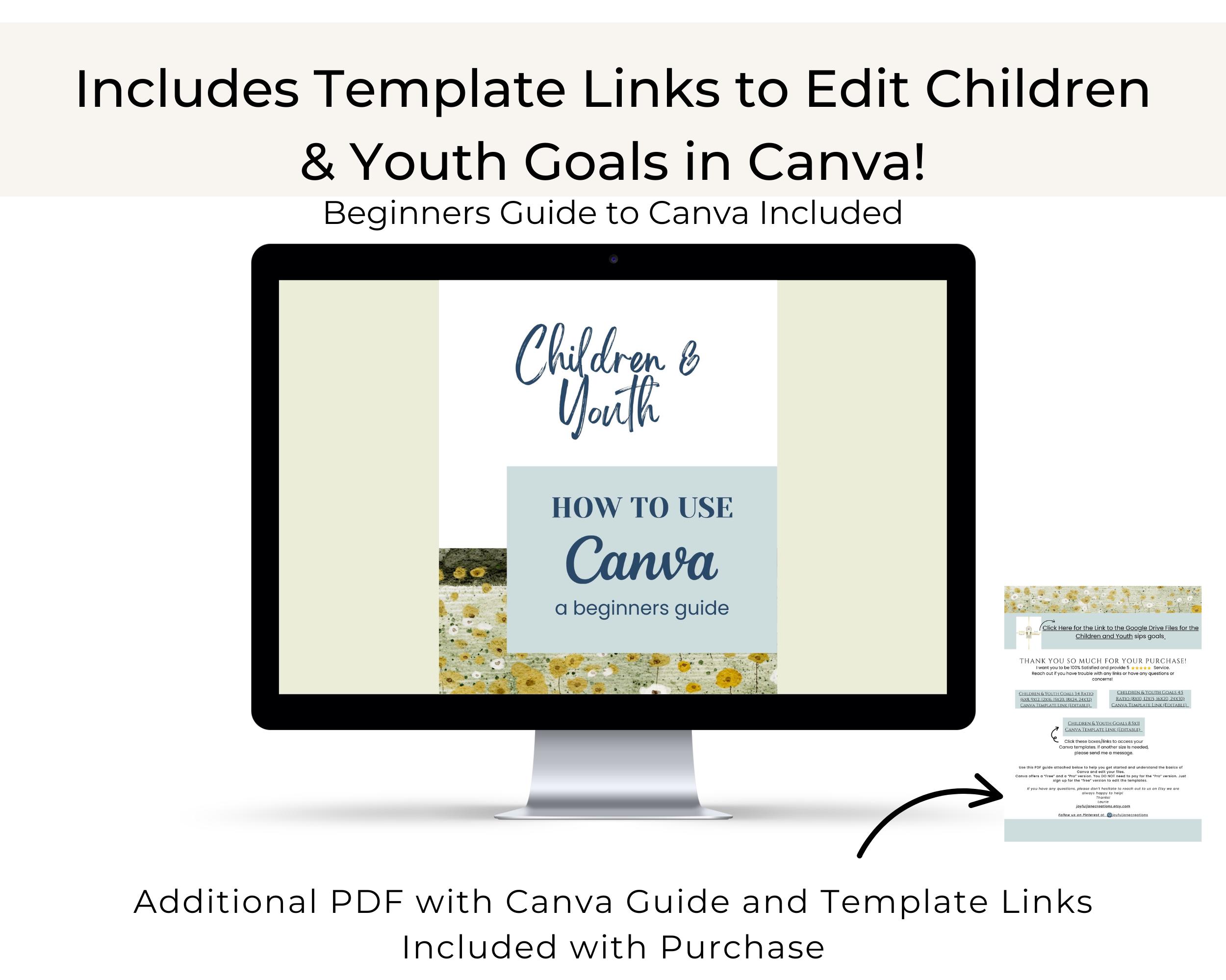 LDS Primary Children and Youth Program SIPS Goal Sheet Printable, Luke ...