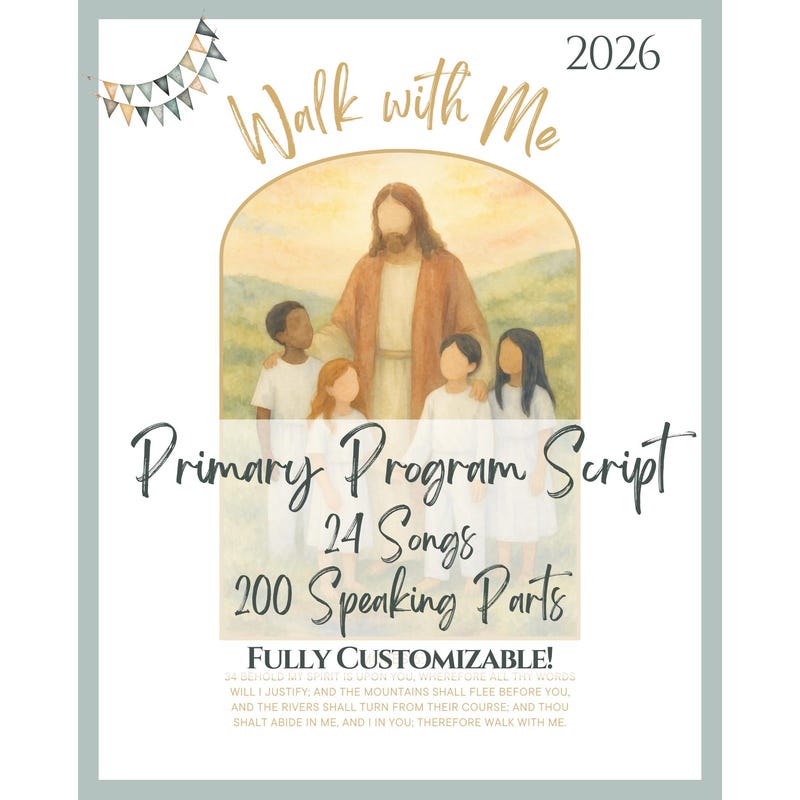 Lds Primary Theme for 2026 - Etsy