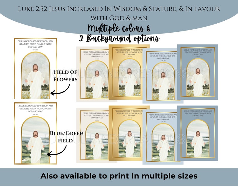 Bible Art Luke 2:52 Jesus Christ, LDS Children & Youth Program ...