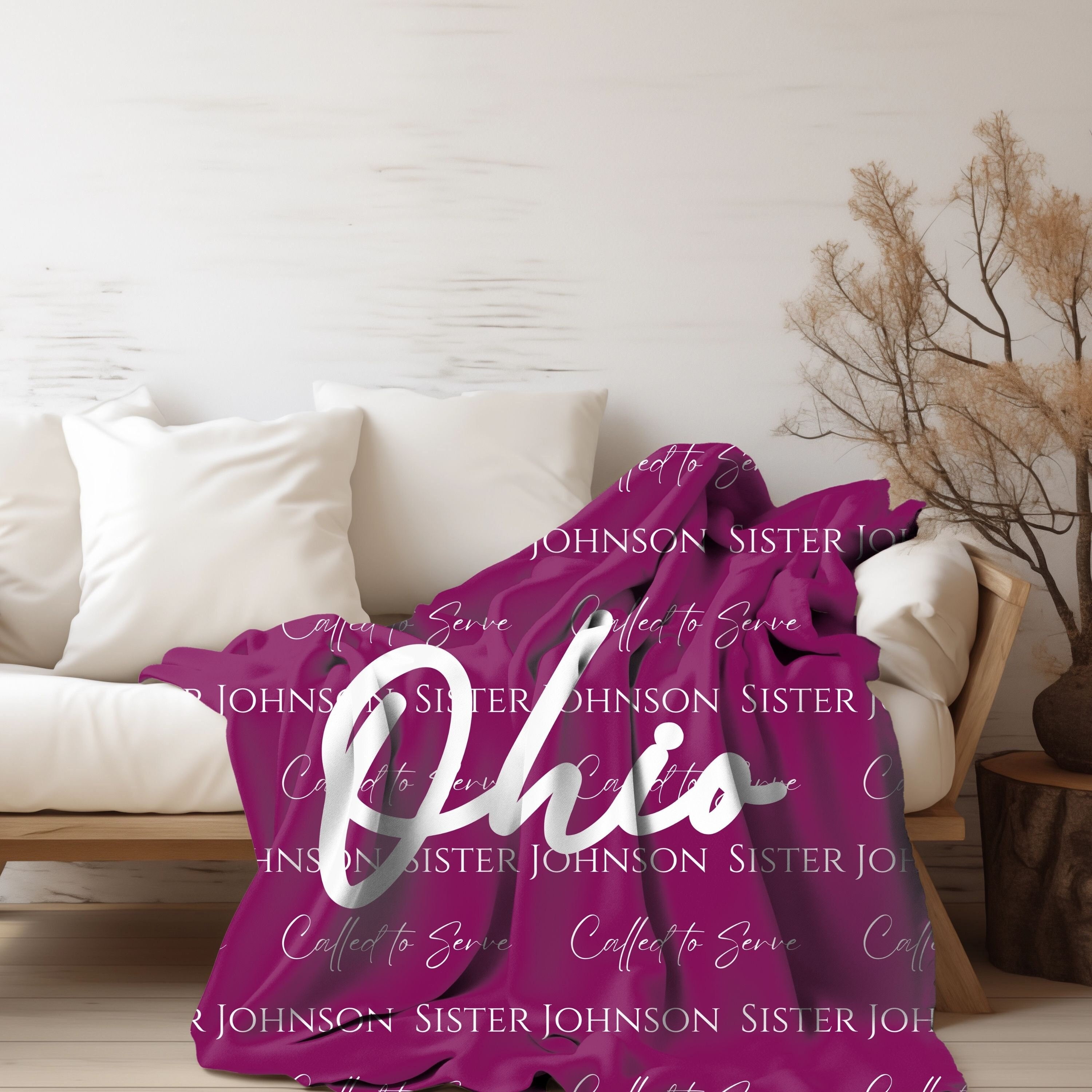 LDS Missionary Gift, Custom Name Blanket, Christmas, Elder Birthday ...