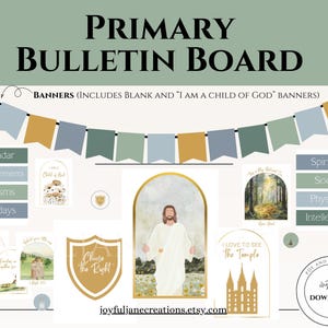 LDS Primary Bulletin Board Kit, Primary President Helps, 2025 Primary ...