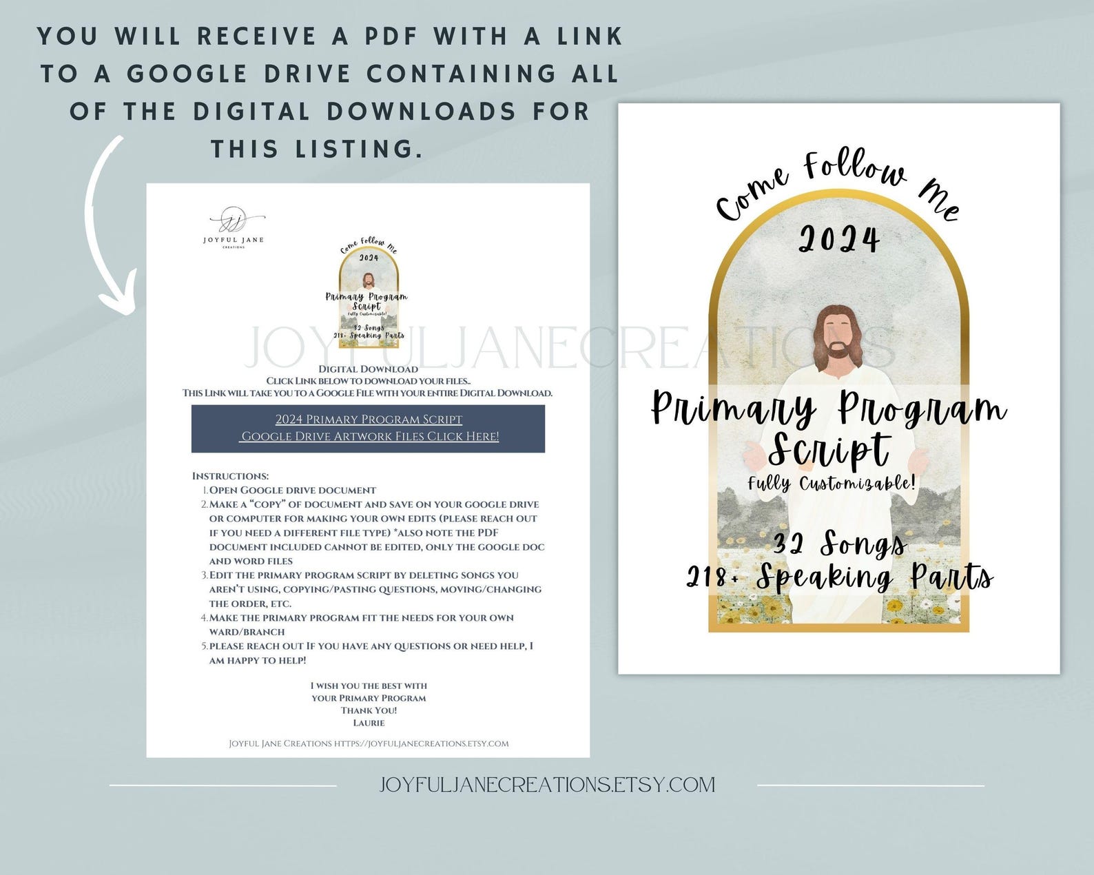 LDS Primary Program Script Completely Customizable 2024 Book of Mormon Primary Sacrament Meeting ...