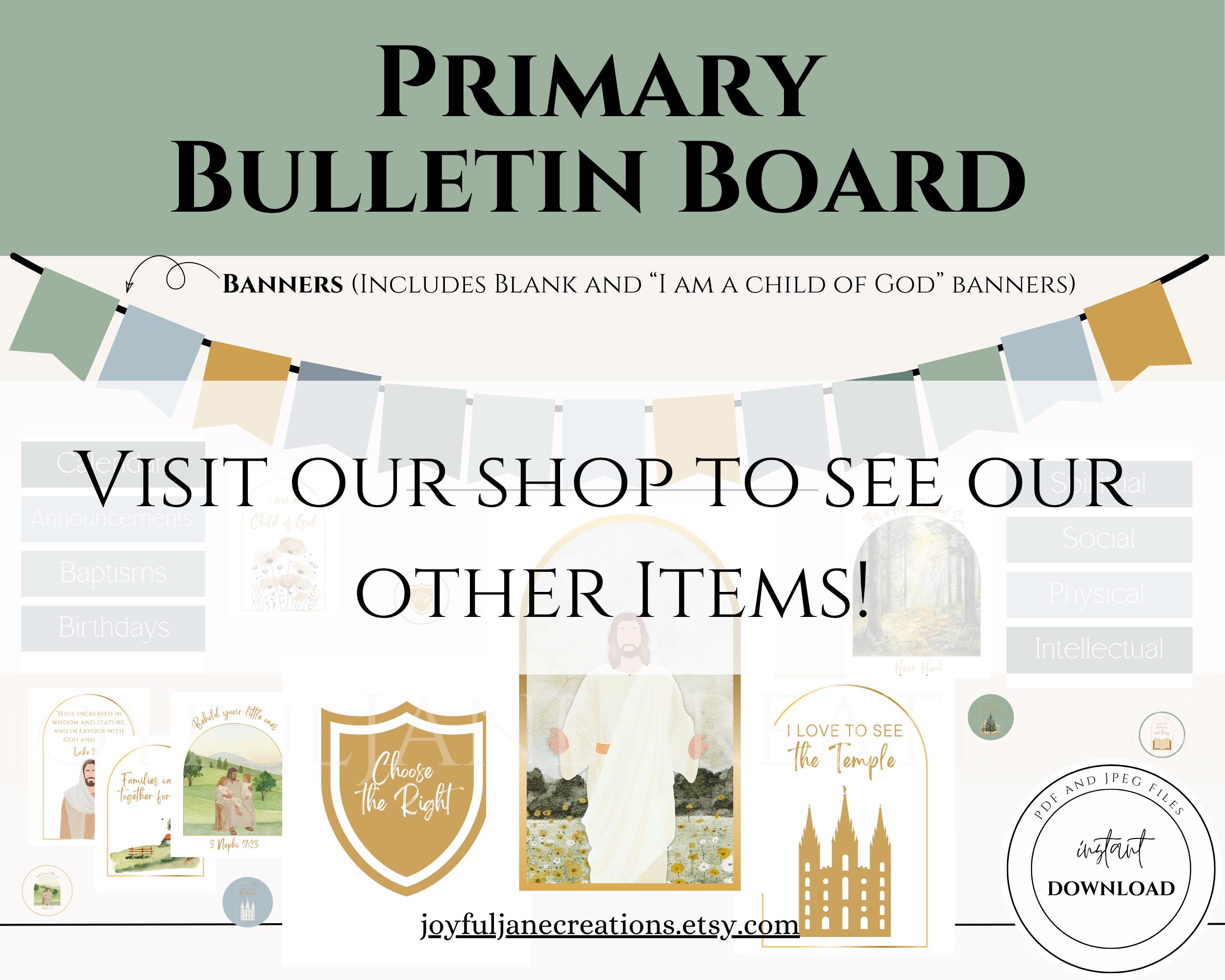 LDS Primary Presidency Binder, Editable Primary Planner, Primary ...