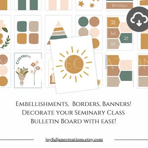 LDS Bulletin Board Kit, Seminary D&C Doctrinal Mastery Posters and Key ...