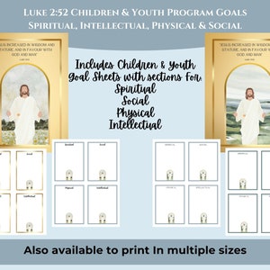 Bible Art Luke 2:52 Jesus Christ, LDS Children & Youth Program ...