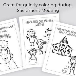 LDS Primary Coloring Pages Printable Download, Ldsprimary I Am a Child ...