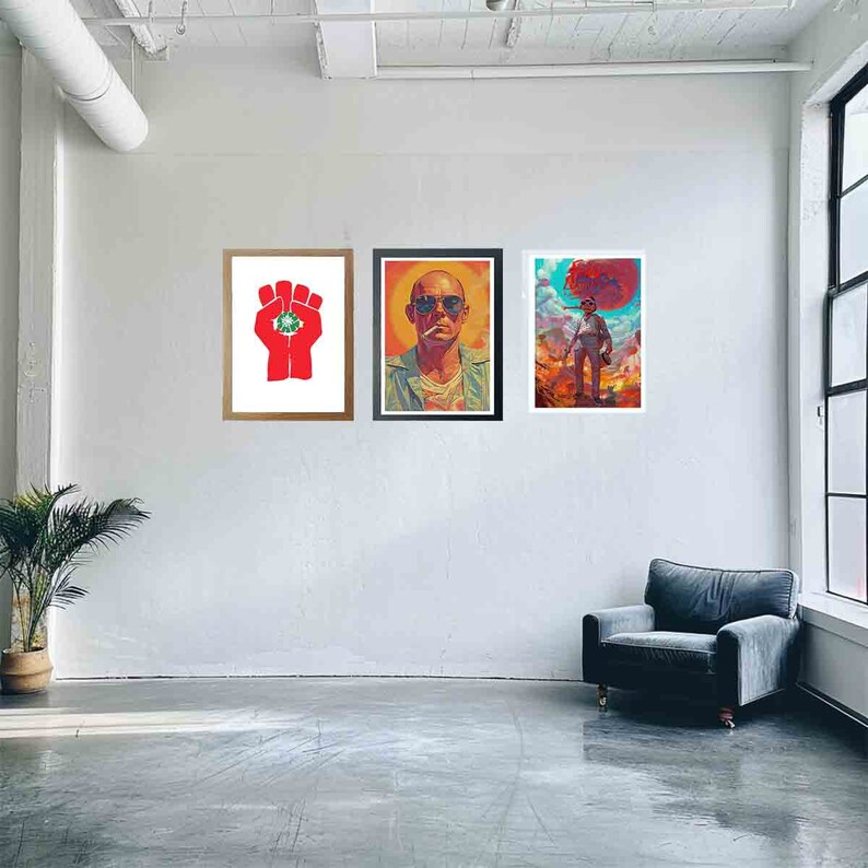 Hunter S. Thompson Movie Poster Set Fear and Loathing in Las Vegas ...