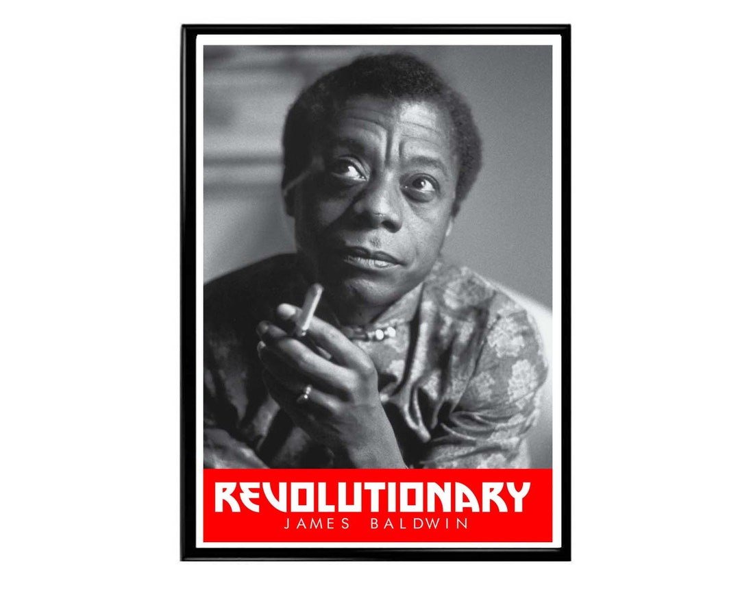 James Baldwin Poster Civil Rights Activist Pop Art Wall Print ...