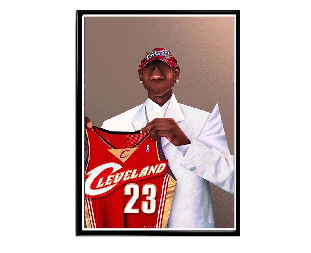 Modern Art Lebron James Rookie Poster Pop Art Hypebeast Streetwear Wall ...