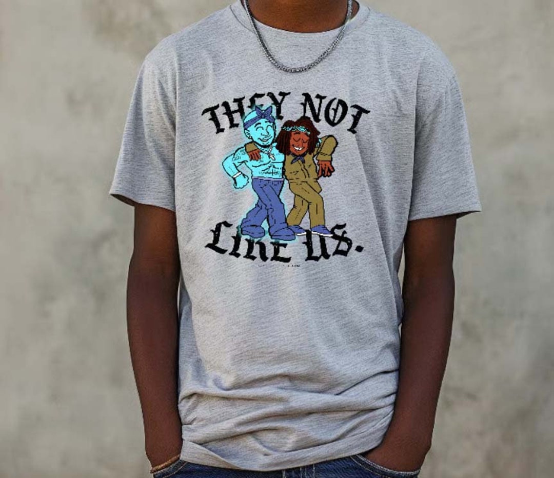 They Not Like Us Hypebeast T Shirt Streetwear Sneaker Matching Tee Rap ...