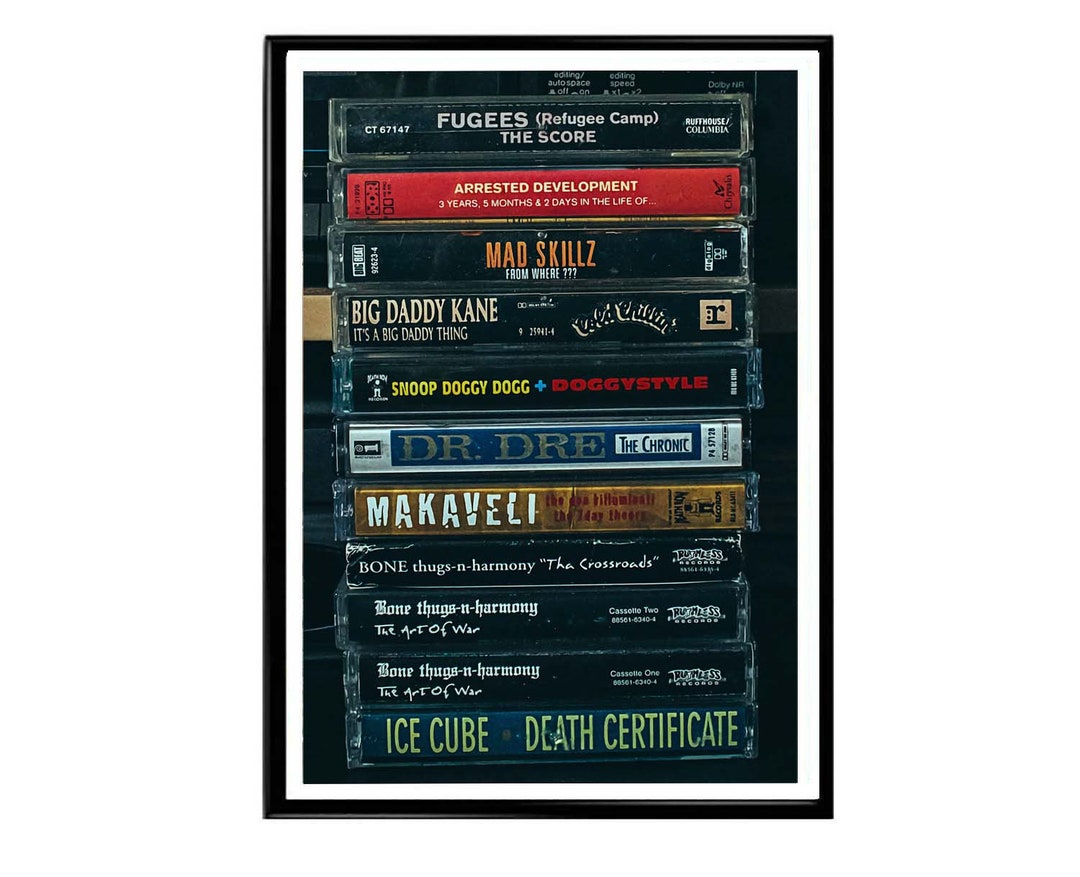 Classic Cassette Tape Poster Rap Poster Hip Hop Pop Art Print Hypebeast ...