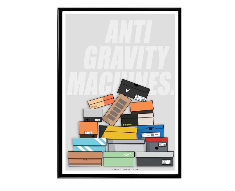Anti Gravity Machines Poster Pop Art Hypebeast Streetwear Wall Art ...
