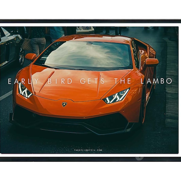 Lambo Poster - Etsy