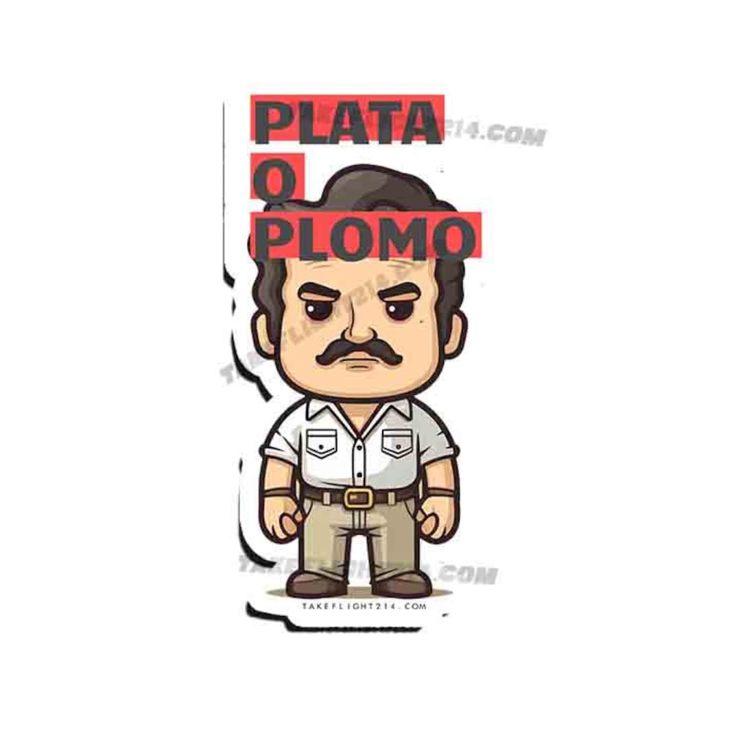 Pablo Escobar Chibi Sticker Funny Meme Decal Hypebeast Decal Anime ...