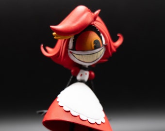 Lute Hazbin Hotel/resin/hand-painted/fanmade by AYAMEAMINO/ Please Read ...