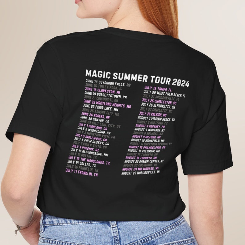 Personalized Blockhead NKOTB Magic Summer Tour 2024 Concert T-shirt ...
