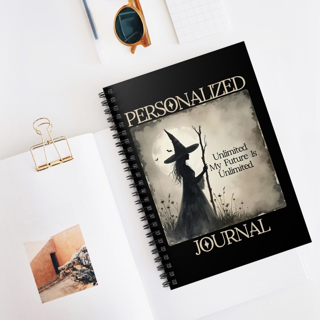 Personalized Journal Spiral Notebook My Future is Unlimited, Wicked ...