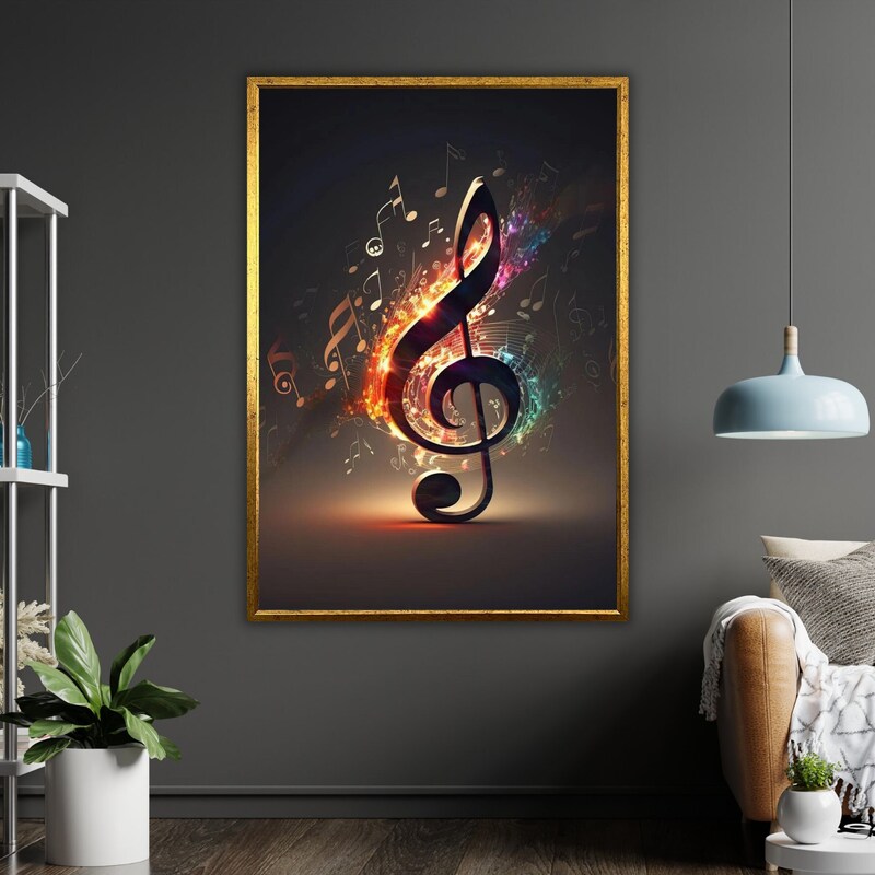 Abstract Music Art - Etsy