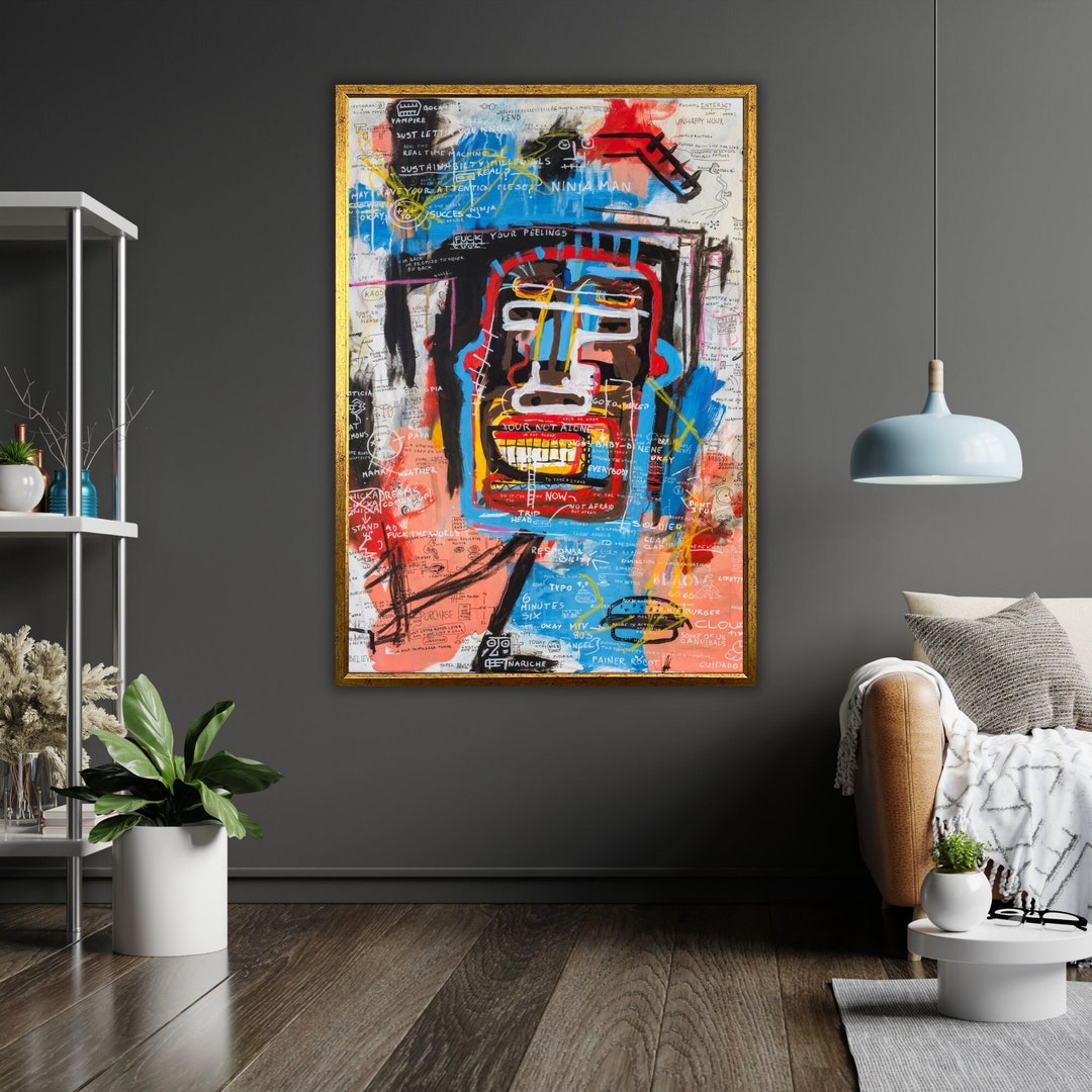 Colorful Complexity Pop Art, Framed Canvas Print, Ready to Hang ...