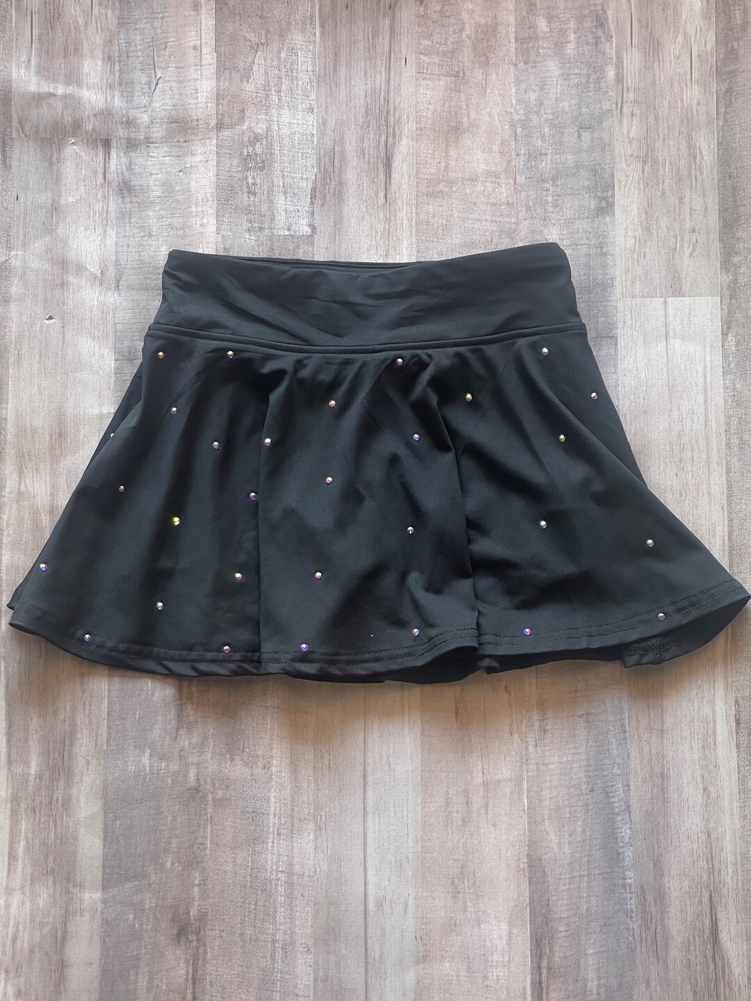 Rhinestone Skirt With Shorts - Etsy