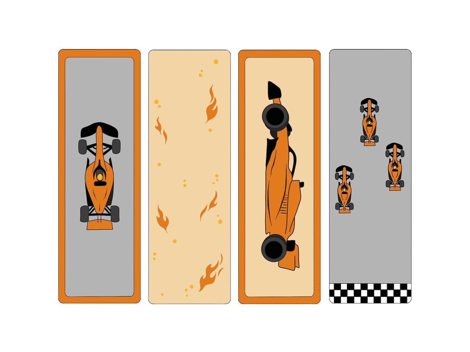 F1 Racing Themed Printable Bookmark | Instant Download | Formula 1 Gift ...