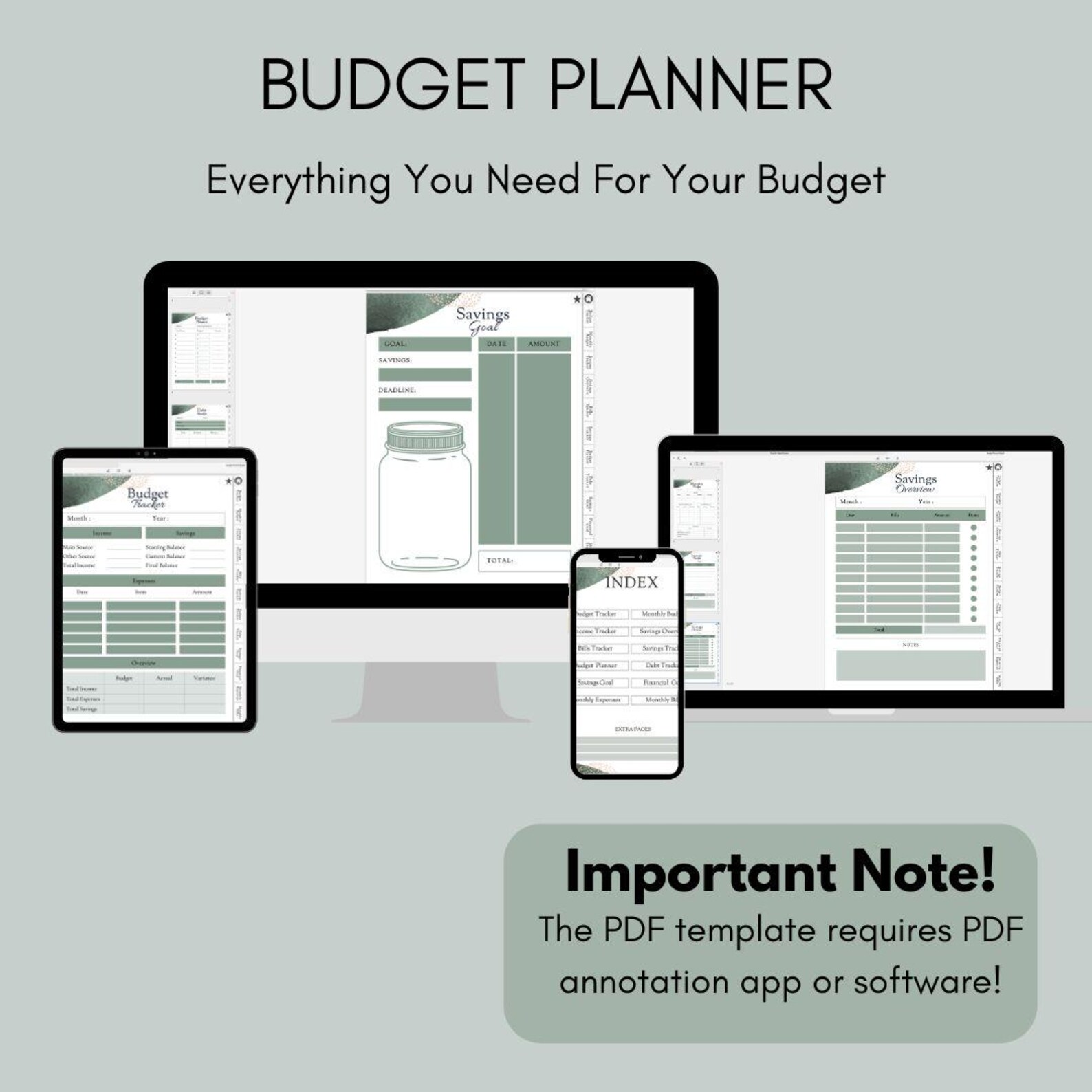 Digital Budget Planner for iPad and Notability Take Control of Your ...