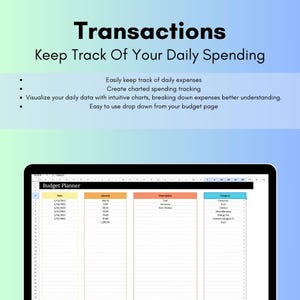 Digital Budget Planner for Google Sheets Take Control of Your Finances ...