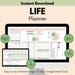 Life Planner Digital Template Google Sheets, Digital Life Planner, Easy ...
