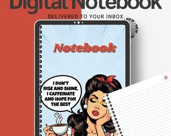 1 Subject Digital Notebook | Student Notebook | 100+ Pages | Ruled ...