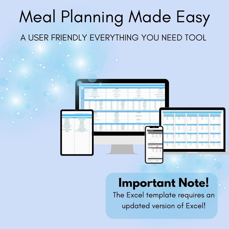 5-week Meal Planner Printable | Printable Weekly Meal Planning Sheet ...