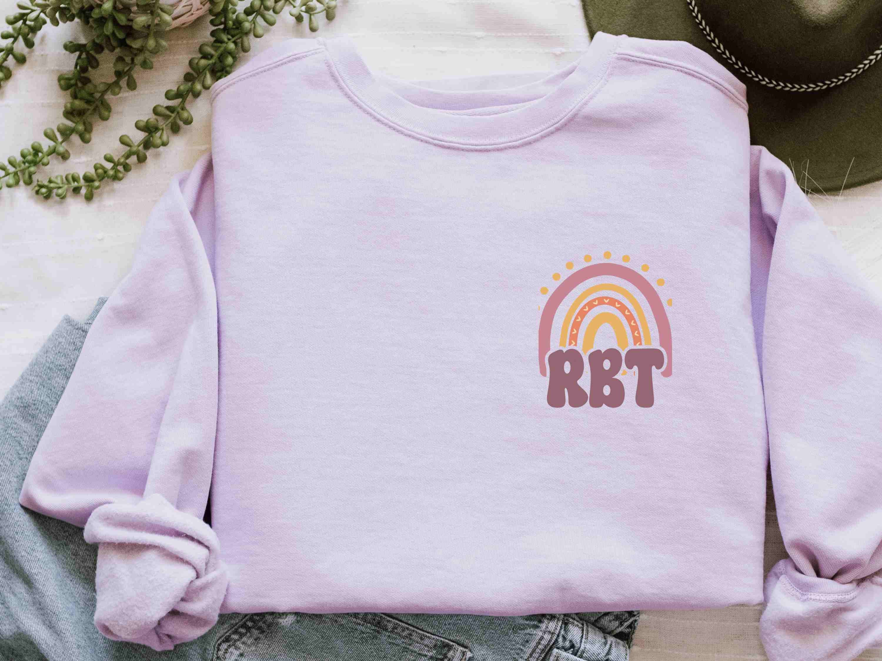 RBT Png, Retro Rainbow Registered Behavior Technician Png, Instant ...