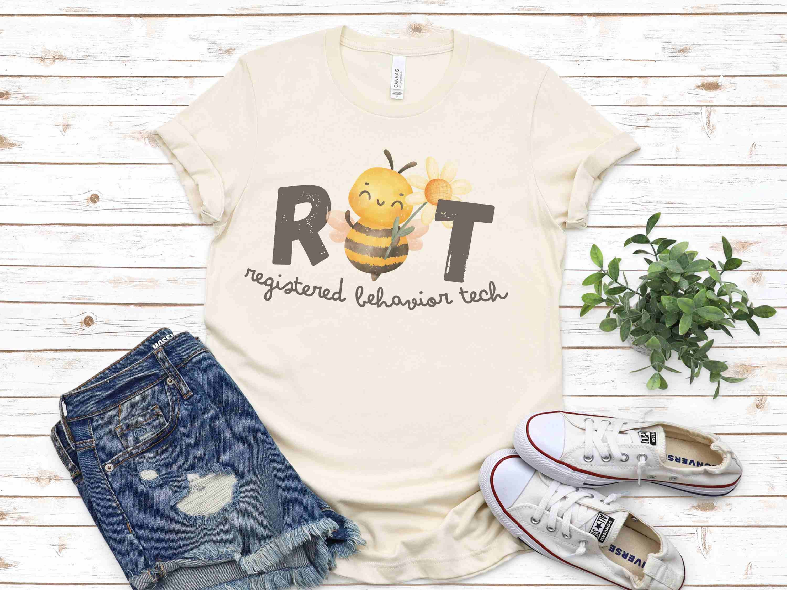 RBT Png, Spring Bee Registered Behavior Technician Png, Instant Digital ...