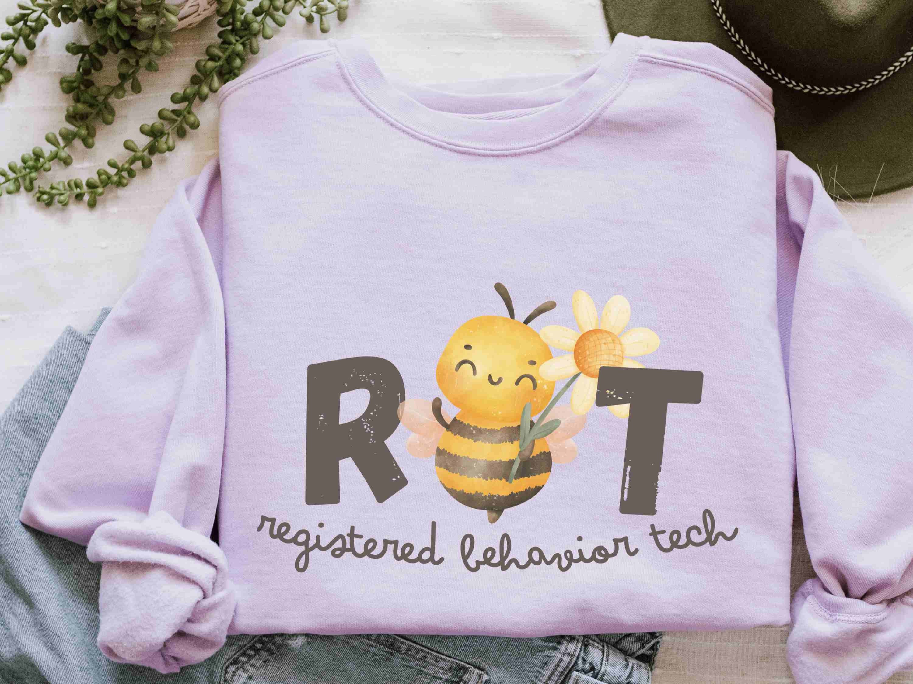 RBT Png, Spring Bee Registered Behavior Technician Png, Instant Digital ...