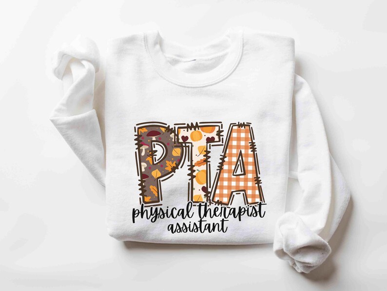 PTA Png, Fall Themed Physical Therapy Assistant Png, Instant Digital ...